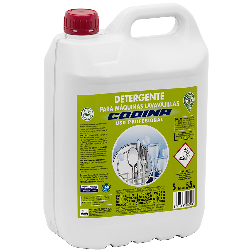 Detergente aguas medias - duras Codina - LA OCA CODINA CODI